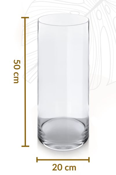 Glaszylinder Mit Boden
